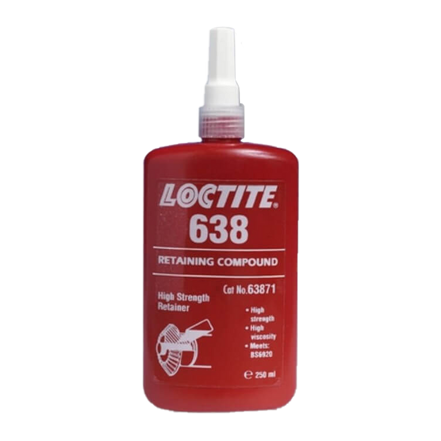 Loctite 638 - 250ml - Retaining Compound - Quality Bearings