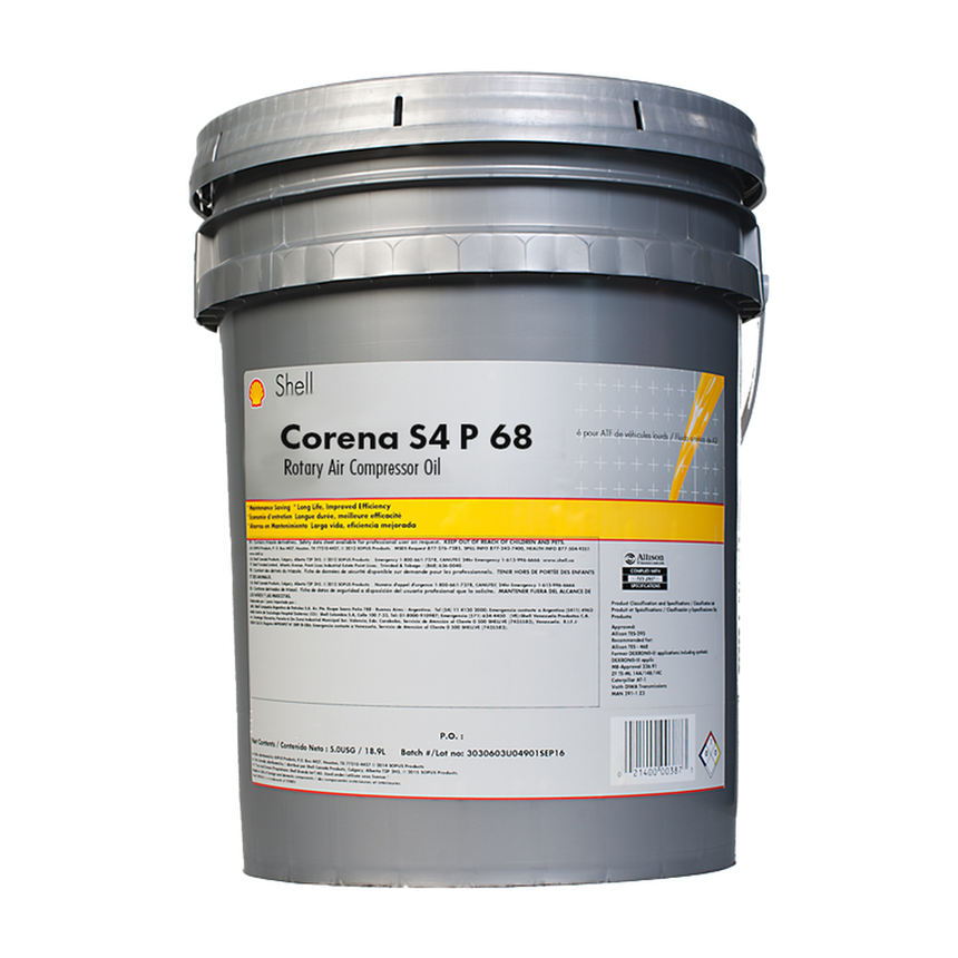 Shell Corena S4 P 68 - 20L | 5 gallon - Quality Bearings Online